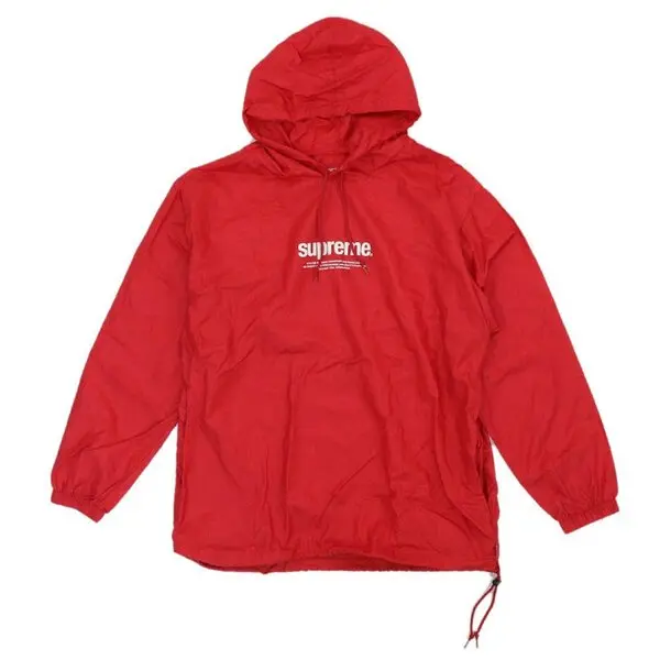 Supreme Nylon Packable Poncho - Red