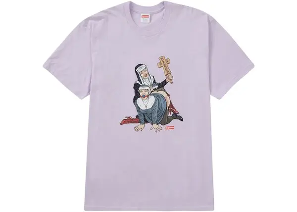 Supreme Nuns Tee Shirt - Light Purple