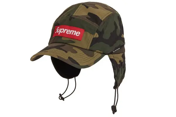 Supreme Packable Earflap Camp Cap - Woodland Camo