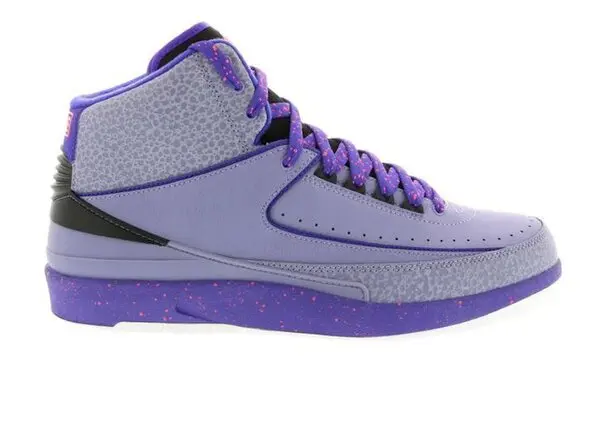 JORDAN 2 Retro Sneakers - Iron Purple/infrared 23/dark Concord