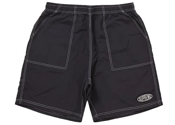 Supreme Nylon Painter Short - Black