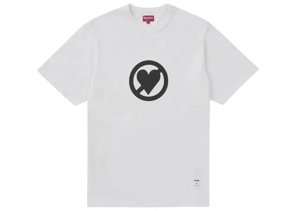 Supreme No Love Short Sleeve Top - White