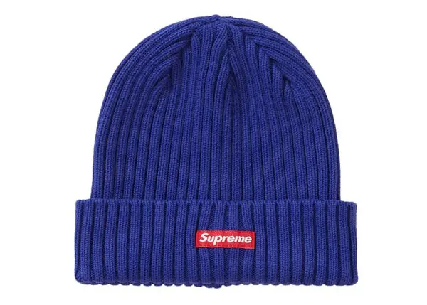 Supreme Overdyed Beanie - Dark Royal