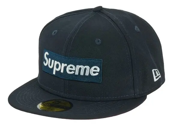 Supreme No Comp Box Logo New Era Cap - Navy Blue