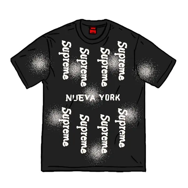 Supreme Nueva York Short Sleeve Top - Black
