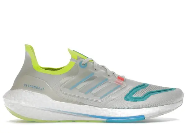 Adidas Ultra Boost 22 Sky Sneakers - White Tint/sky Blue Rush/mint Rush