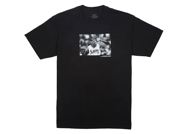 BAIT X Allen Iverson Hall Of Fame Tee Shirt - Black