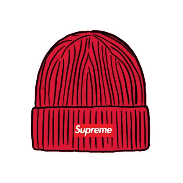 Supreme Overdyed Beanie - Red