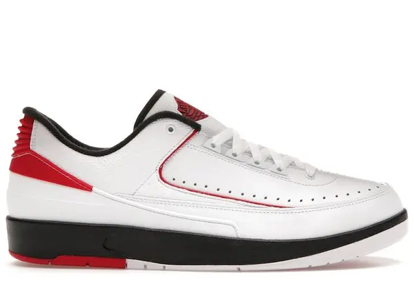 JORDAN 2 Retro Low Chicago - White/fire Red/black
