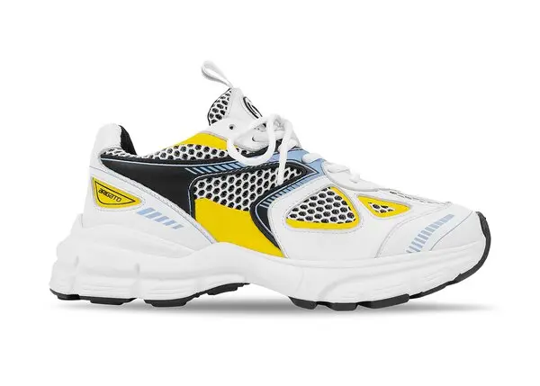 Axel Arigato Marathon Runner Sneakers - White/black/yellow