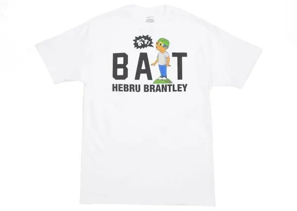 BAIT X Hebru Brantley Shout Logo Tee Shirt - White