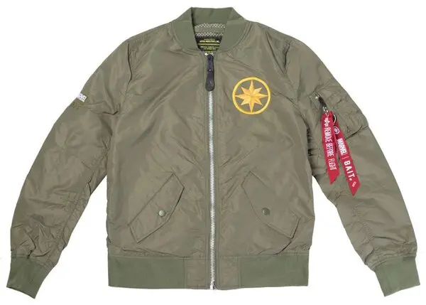 BAIT X Captain Marvel X Alpha Industries L2b Scout Jacket
