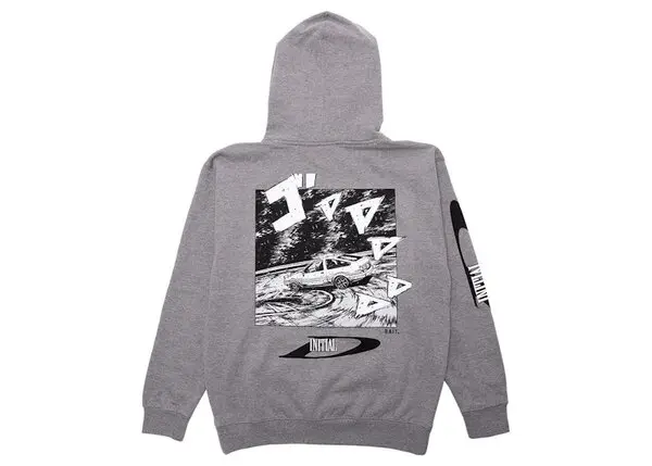 BAIT X Initial D Drift Design Hoodie - Gray
