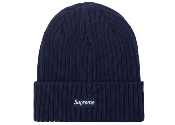 Supreme Overdyed Beanie - Navy Blue