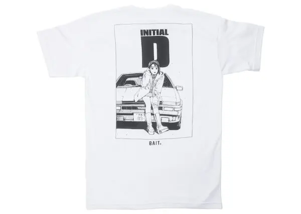 BAIT X Initial D Ae86 Tee Shirt - White