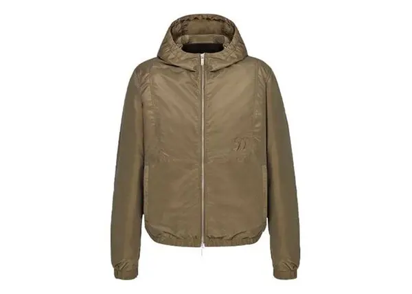 Dior Embroidered Logo Hooded Jacket