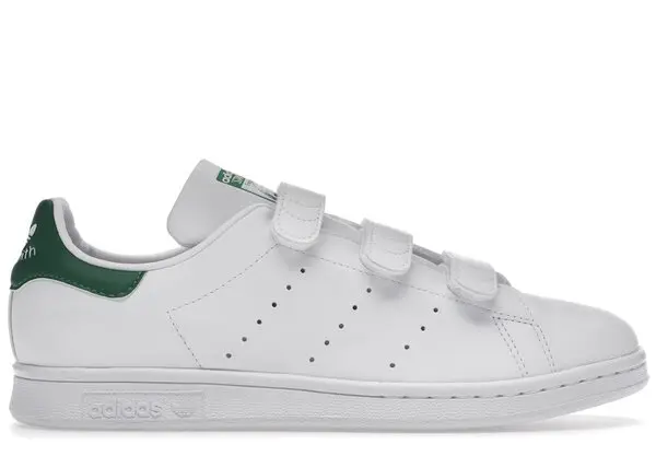 Adidas Stan Smith Og Velcro Sneakers - Cloud White/cloud White/green