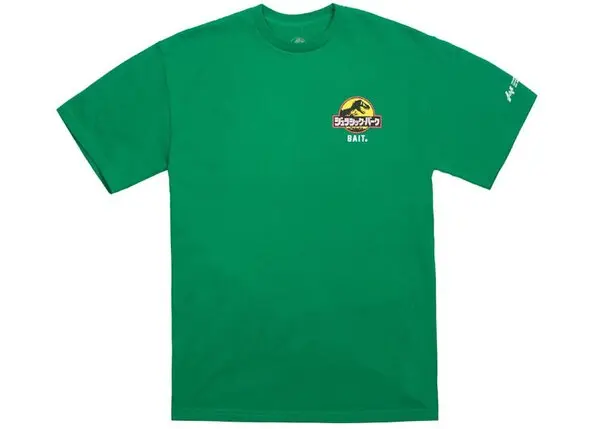 BAIT X Jurassic Park Damage Control Tee Shirt - Green