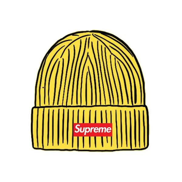 Supreme Overdyed Beanie - Yellow