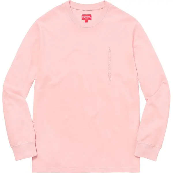 Supreme Overdyed Long Sleeve Top - Pink