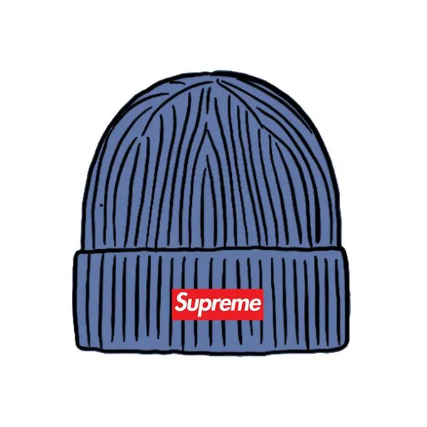Supreme Overdyed Beanie - Blue