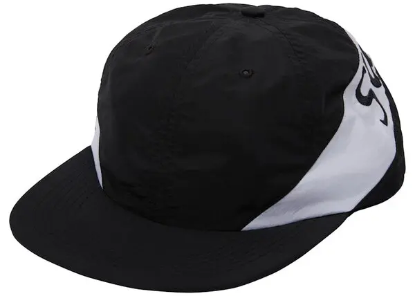 Supreme Nylon Arc 6-panel Cap - Black