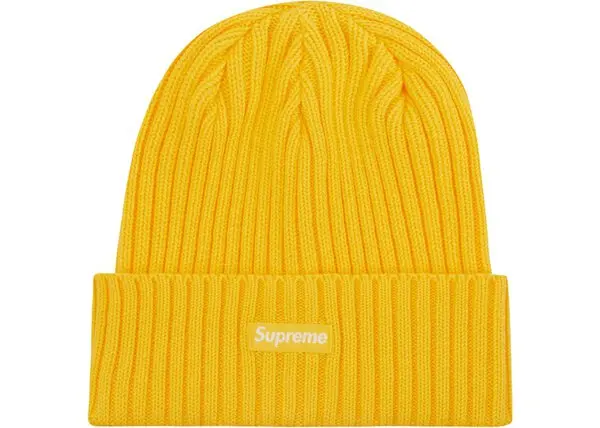 Supreme Overdyed Beanie - Lemon