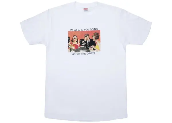 Supreme Orgy Tee Shirt - White