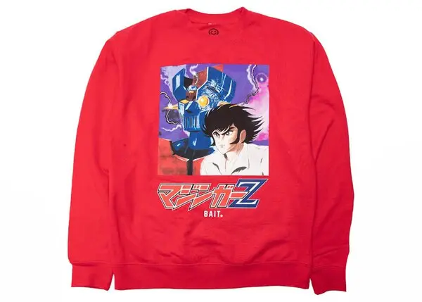 BAIT X Goodsmile X Mazinger Logo Crewneck Sweatshirt