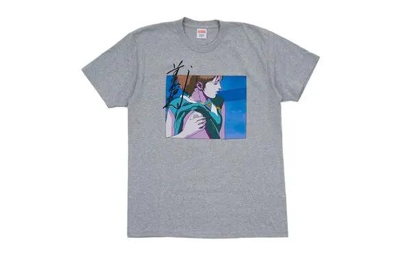 Supreme Overfiend Touch Tee Shirt - Heather Grey