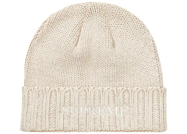 Supreme Overprint Beanie - White