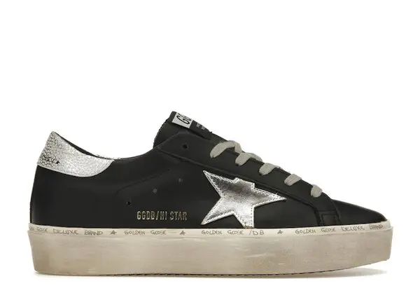 GOLDEN GOOSE Histar Sneakers - Black/silver