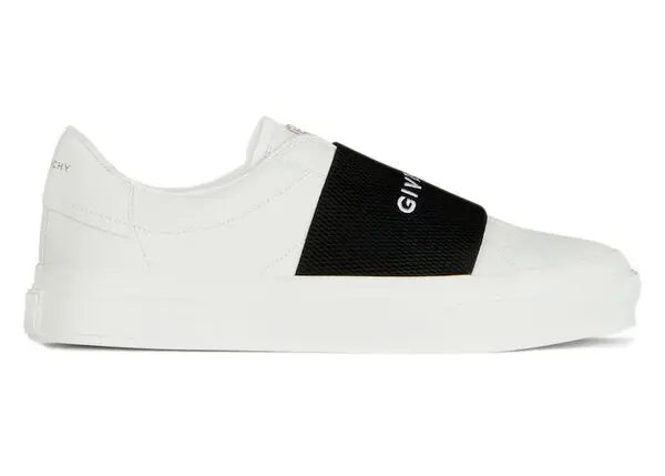 Givenchy City Sport Sneaker With Logo Strap - White/black