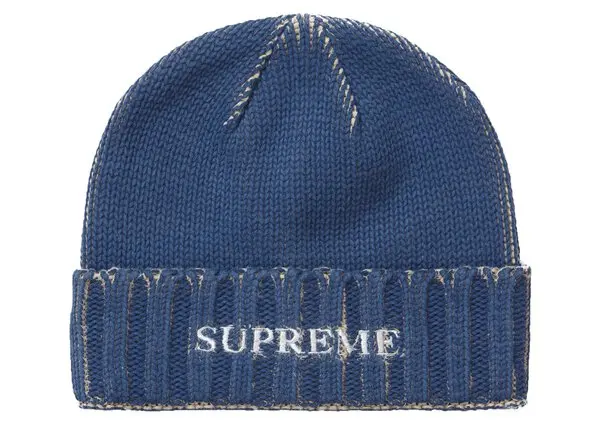 Supreme Overprint Beanie - Blue