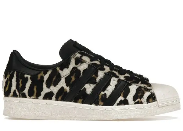 Adidas Superstar 82 Leopard Sneakers - Core Black/chalk White