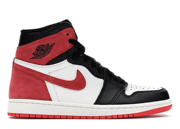 JORDAN 1 Retro High Sneaker - Summit White/track Red/black