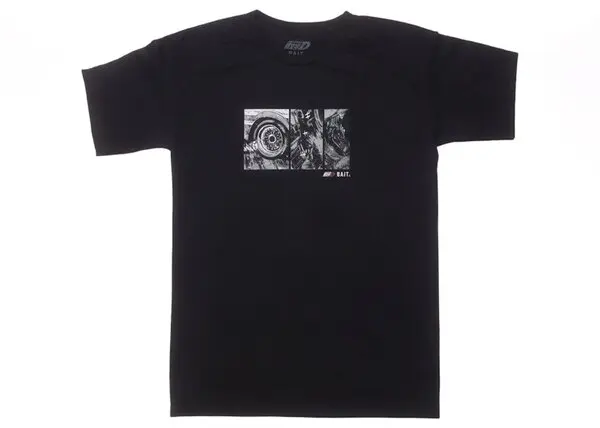 BAIT X Initial D How To Drift Tee Shirt - Black