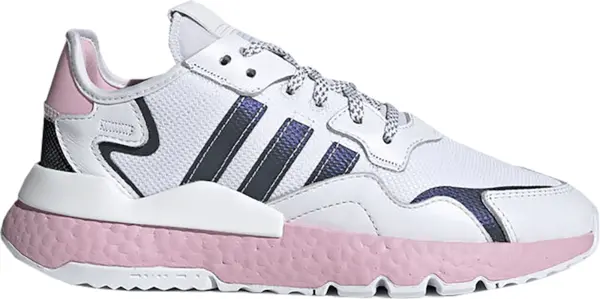 Adidas Nite Jogger Sneakers - Cloud White/true Pink/core Black