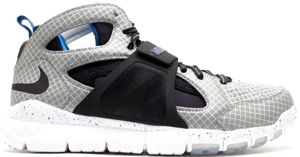 Nike Huarache Free Shield Megatron Calvin Johnson - Reflect Silver/black/battle Blue