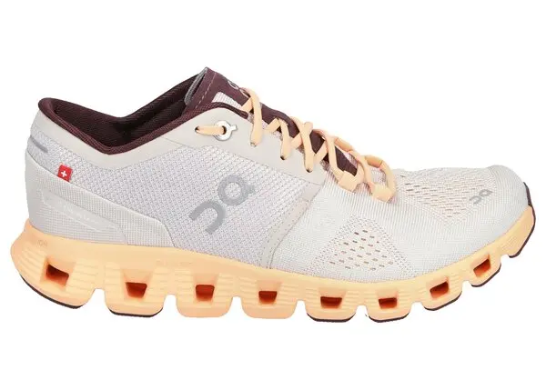 On Running Cloud X - Silver/almond