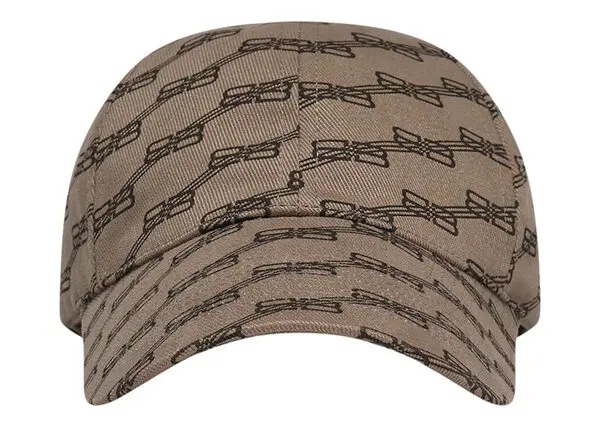 Balenciaga Bb Monogram Cap - Beige