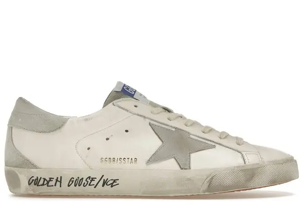 GOLDEN GOOSE Super-star Sneakers - White/ice/grey