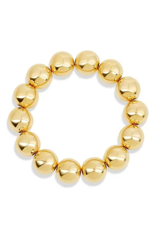 SHYMI Beaded Ball Stretch Bracelet - Gold