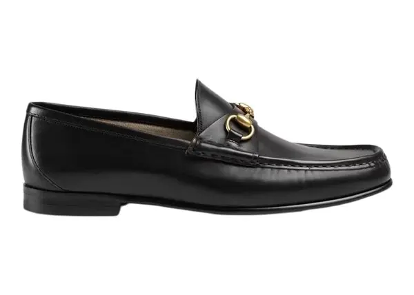 Gucci 1953 Leather Horsebit Loafer - Black/gold