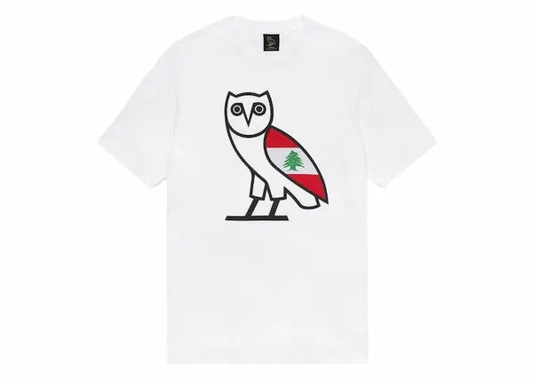 OVO Cedar Of Lebanon Og Owl T-shirt - White