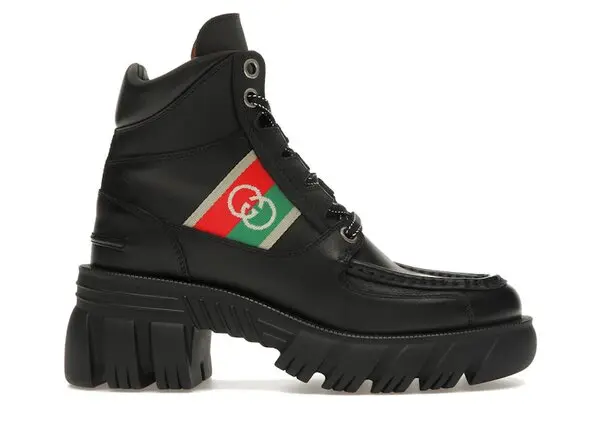 Gucci 60mm Romance Leather Combat Boots