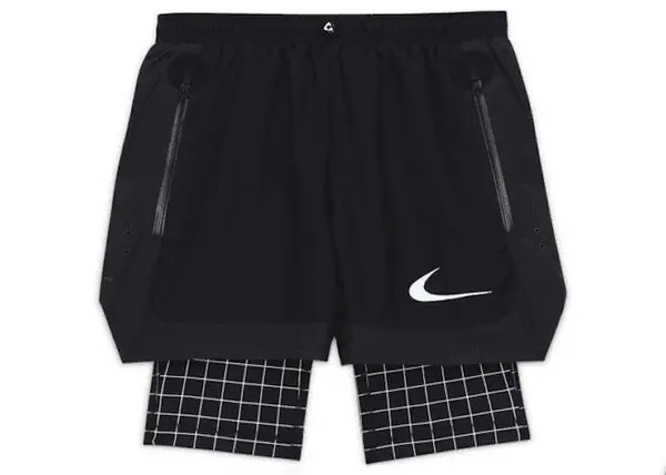 Off-White X Nike Shorts - Black Grid
