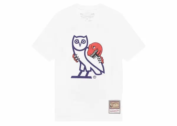 OVO 1995 Raptors Og Owl T-shirt - White