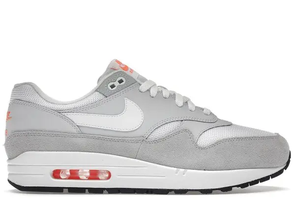 Nike Air Max 1 Sneakers - Pure Platinum/total Orange