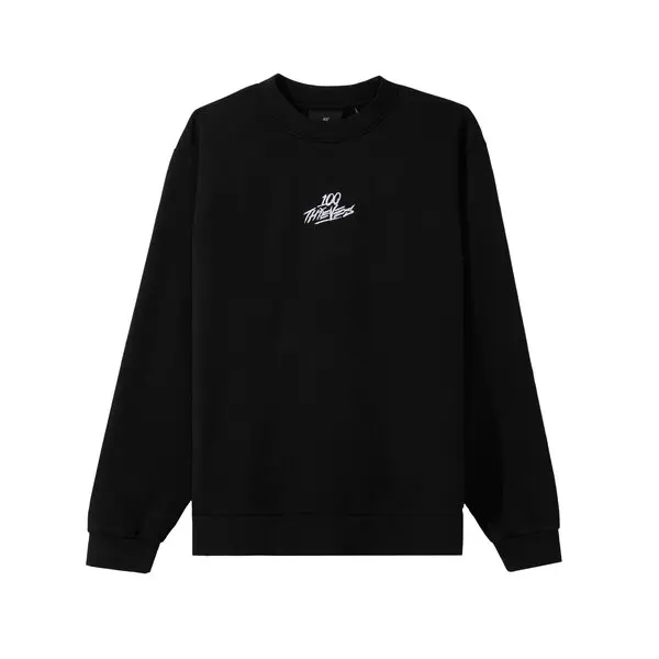 100 THIEVES Enter Infinity Crewneck Sweatshirt - Black